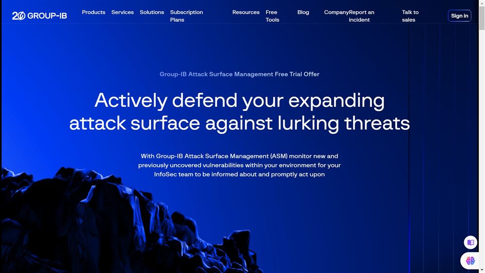Giới thiệu Chương trình Dùng Thử Miễn Phí Group-IB Attack Surface Management!